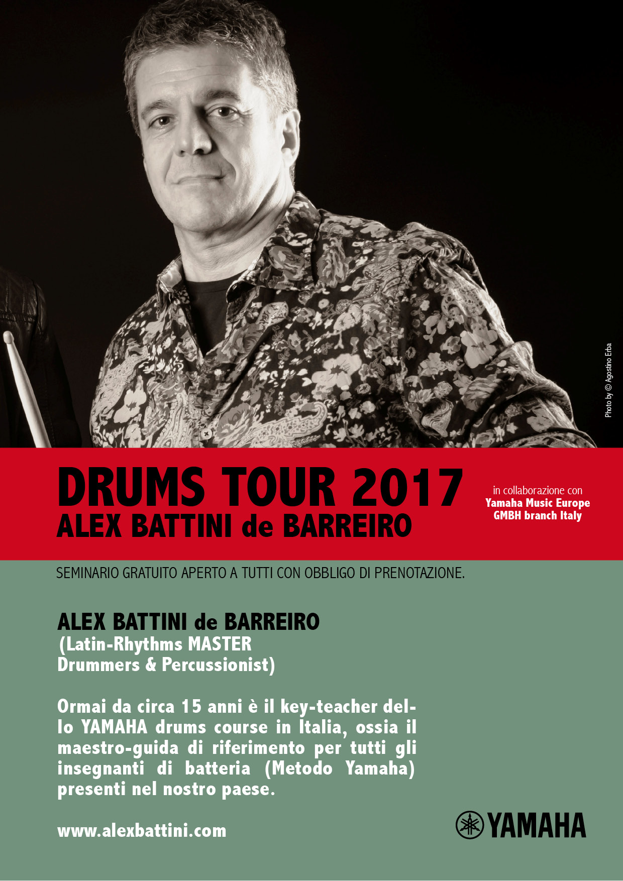 ALEX BATTINI de BARREIRO alla Yamaha Music School | La Bussola TV