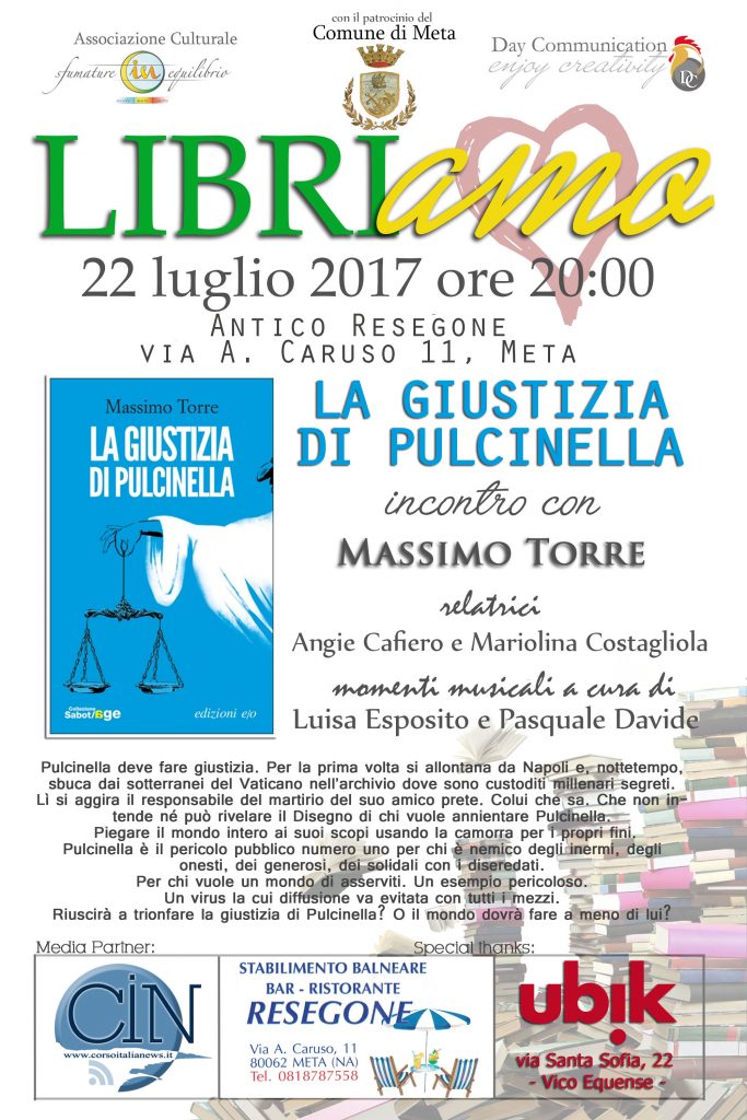 LibriAmo, Massimo Torre e “La giustizia di Pulcinella” | La Bussola TV