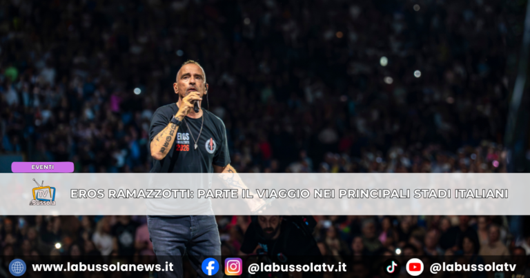 EROS RAMAZZOTTI: Parte il viaggio nei principali stadi italiani di "Una ...